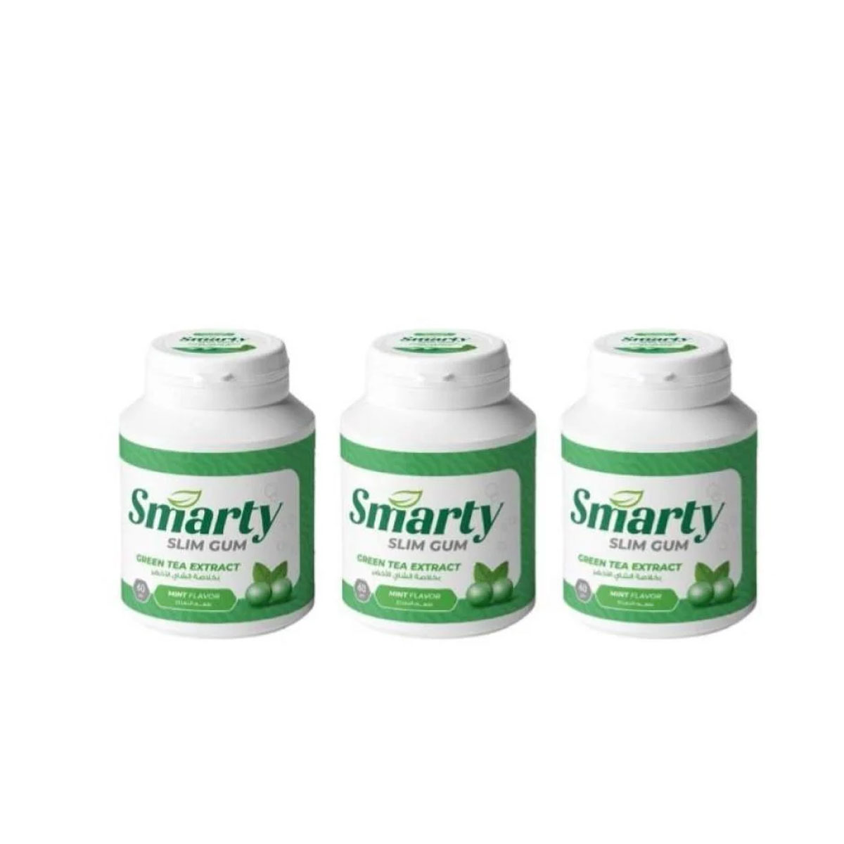 Smarty Green Tea Gum – Natural Chewing Gum for Fat Burning and Energy ...