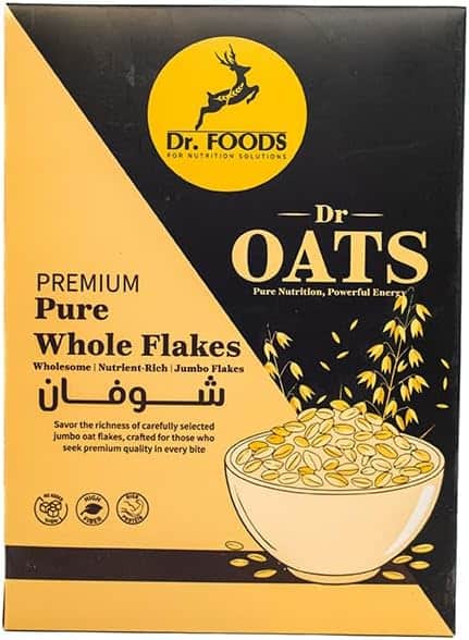Oat Flakes Jumbo – Premium Whole Grain 300g | High Fiber & Natural ...