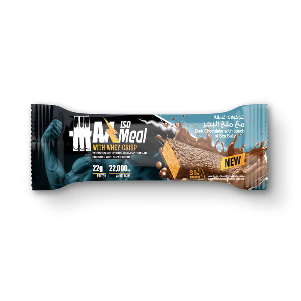 Max Muscle Max Iso Meal Dark Chocolate Sea Salt – Premium High-Protein ...