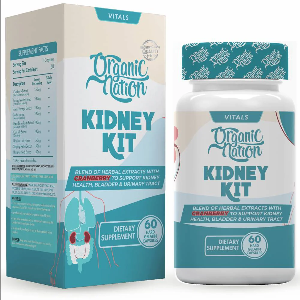 Kidney Kit 60 Capsules – Powerful Herbal Support for Kidney Function ...