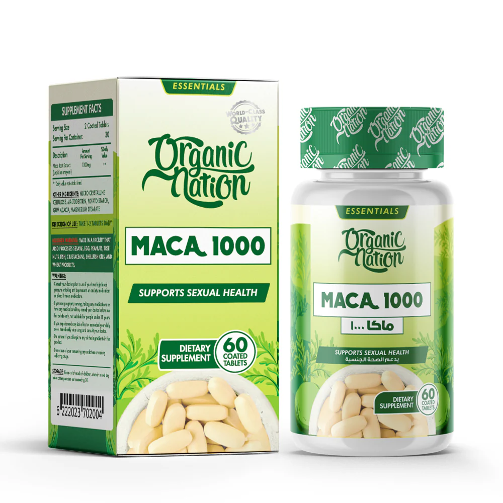 Maca Tablets 60 Tablets – Boost Energy & Sexual Health Beseha.
