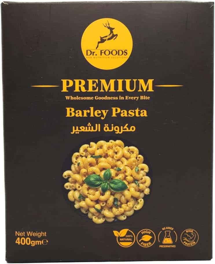 Premium Barley Pasta – 400g | Delicious High-Fiber Whole Grain by Dr ...