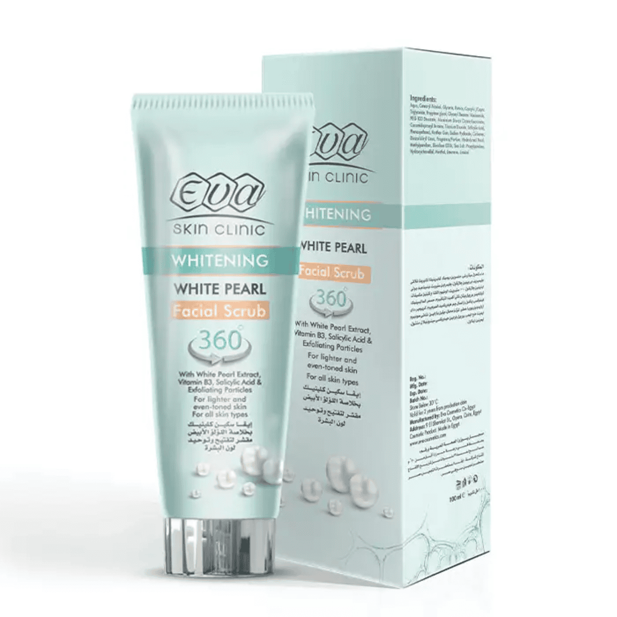 Eva Skin Clinic White Pearl Brightening Scrub 100 ml – Gentle ...