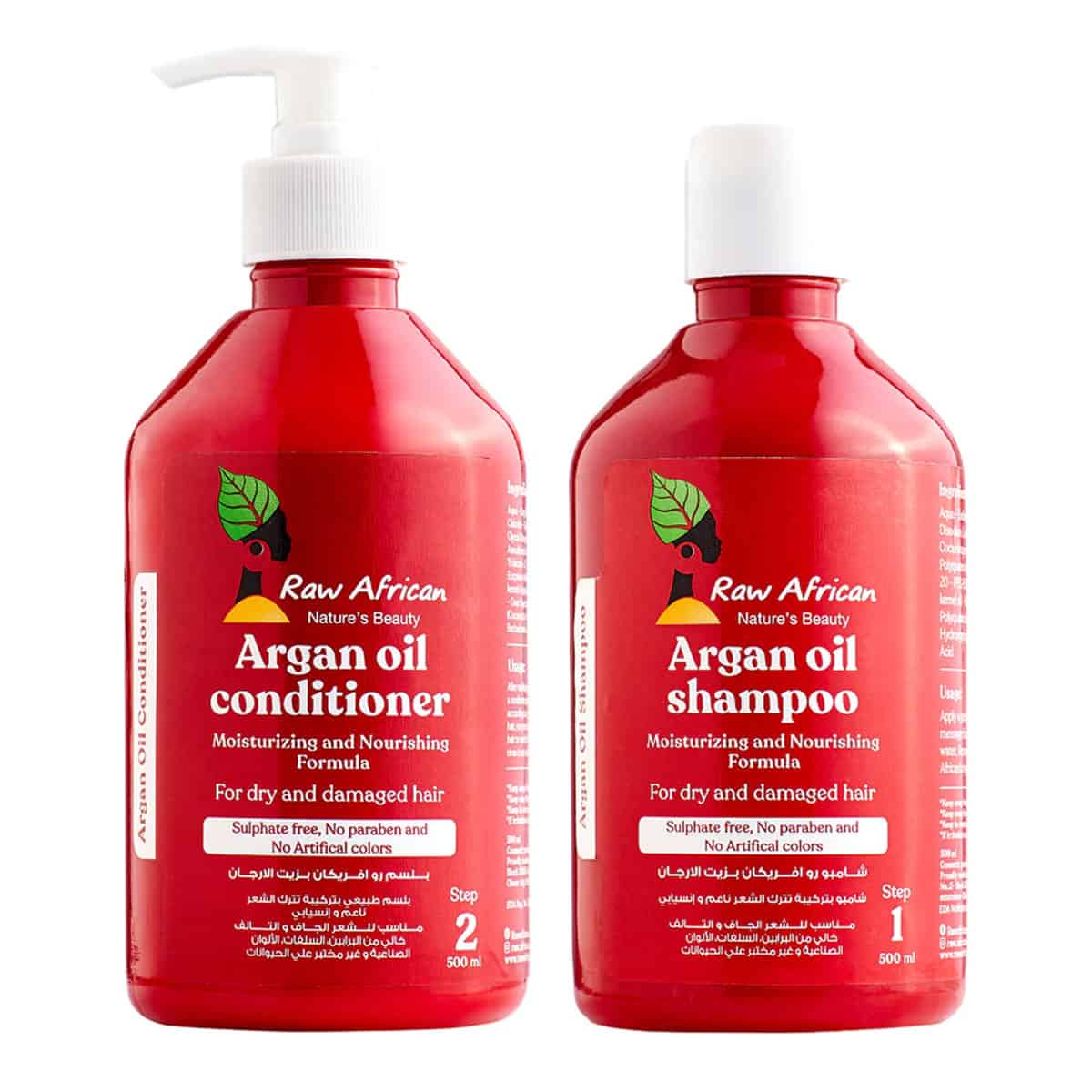 Raw African Argan Shampoo 500ml – Deep Hydration Shampoo Beseha.