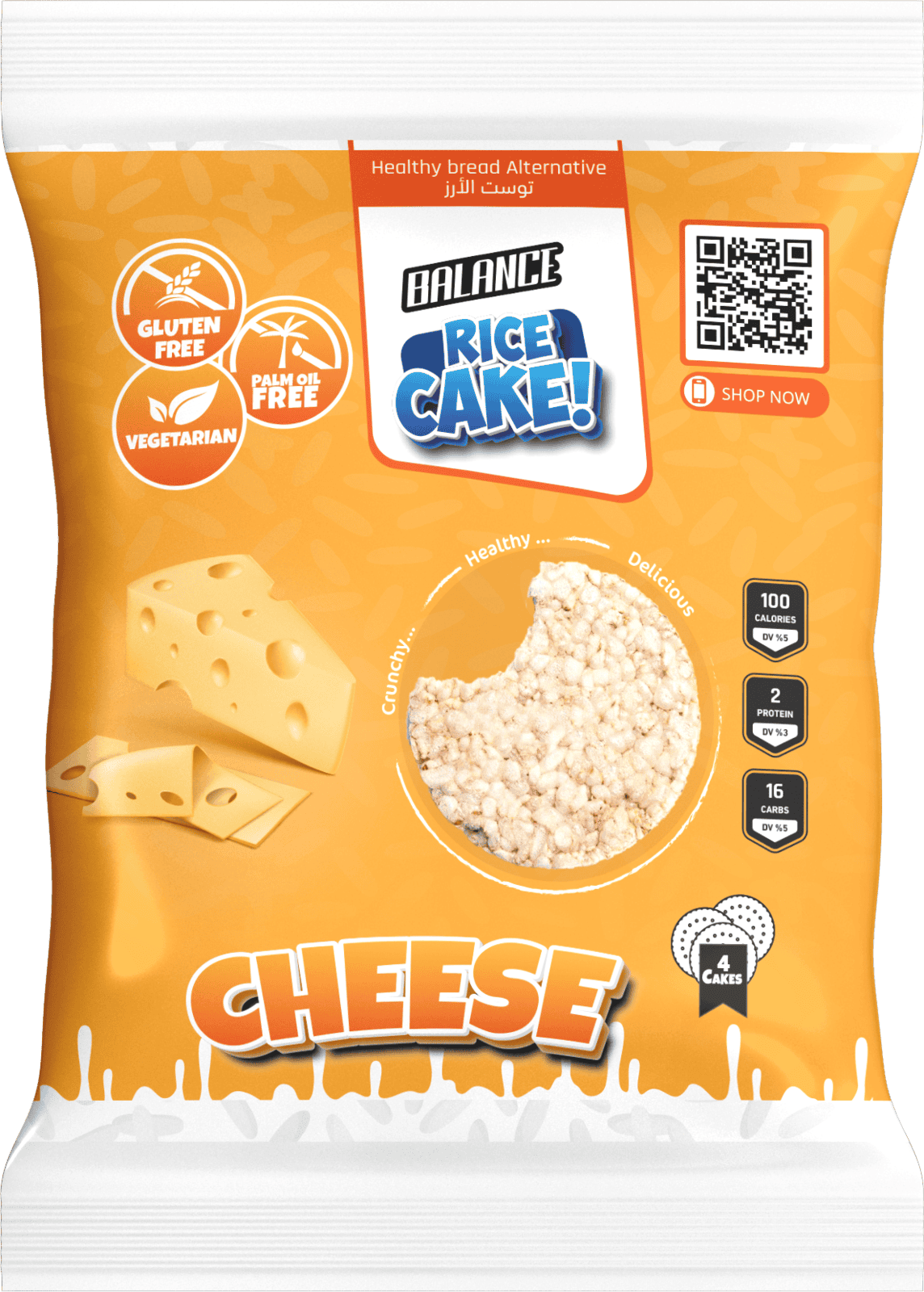 Balance Cheese Rice Toast | Delicious Premium Gluten-Free Crispy Snack ...